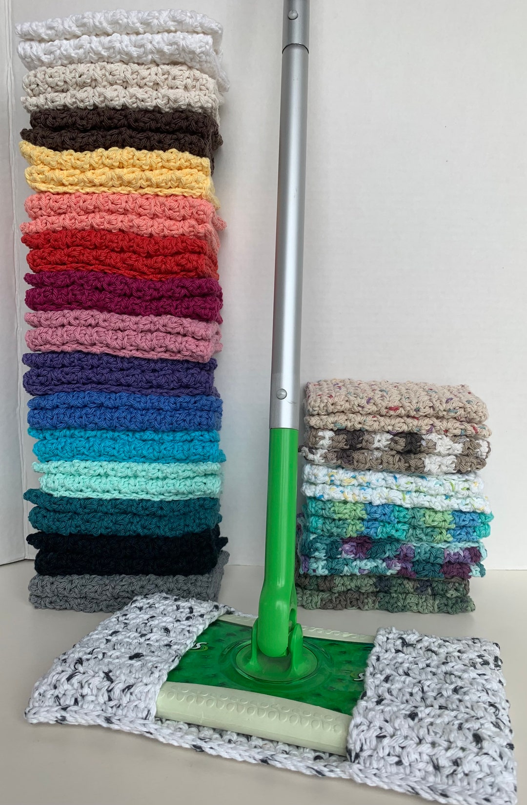 100% Cotton Textured Swiffer Covers, Eco-friendly - Etsy