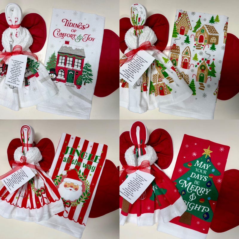 Christmas Towel Angel - Etsy