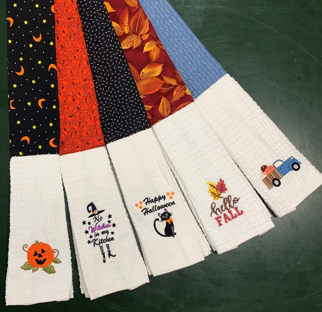 Halloween Boa, Kitchen Towel Scarf, Kitchen Boa, Baker’s Towel Scarf ...