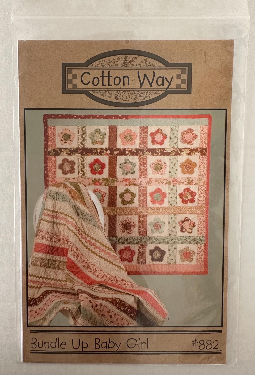 Cotton Way - Bundle up Baby Girl Quilts, Pattern #882, New, Uncut - Etsy