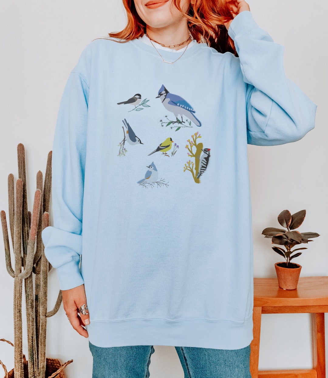 Backyard Birds Sweatshirt | Comfort Color Sweatshirt | Bird Watcher ...