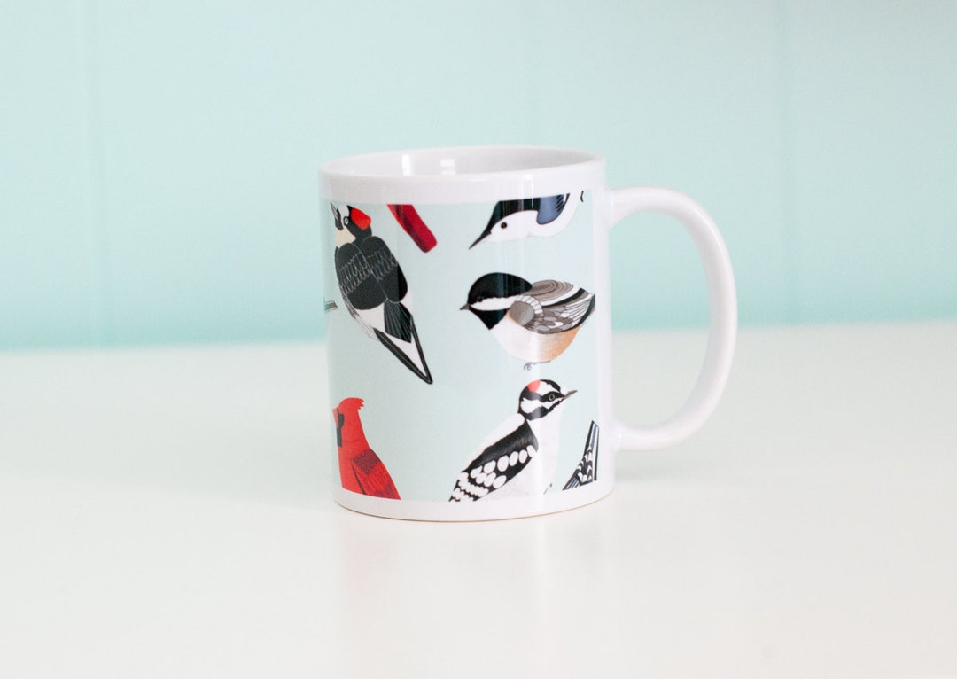 Bird Species Mug / Songbirds and Woodpeckers / 11oz Coffee Mug - Etsy