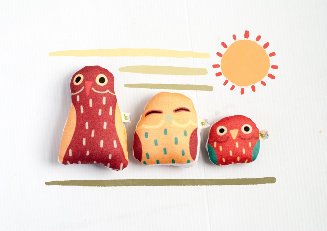 Derpy Little Birbs Mini Plushies | Set of 3 | Nursery Decor | Cute ...