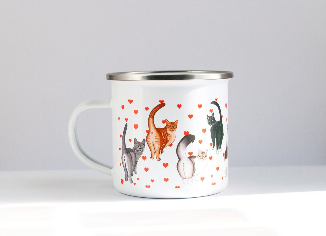 Funny Cat Butt Coffee Mug | 10oz Ceramic Mug - Etsy