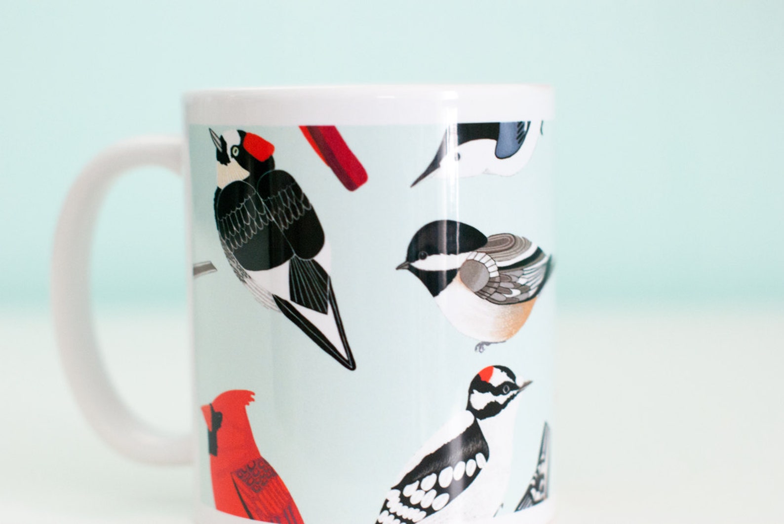 Bird Species Mug / Songbirds and Woodpeckers / 11oz Coffee Mug - Etsy