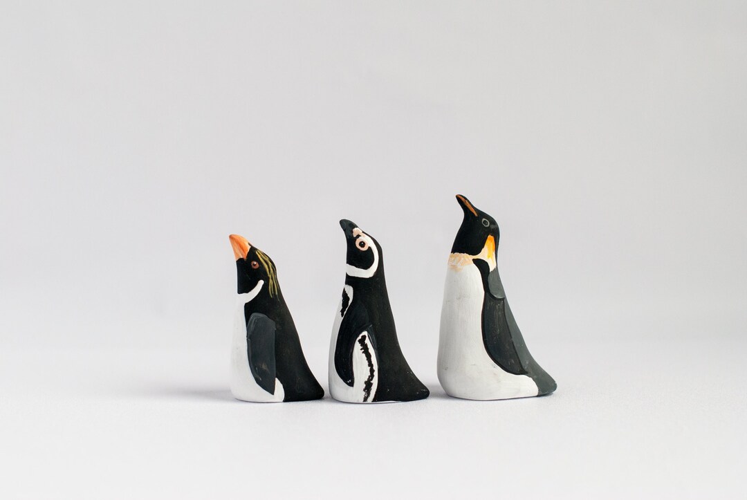 Handmade Penguin Ring Holder: Choose Macaroni, Magellanic, Emperor ...