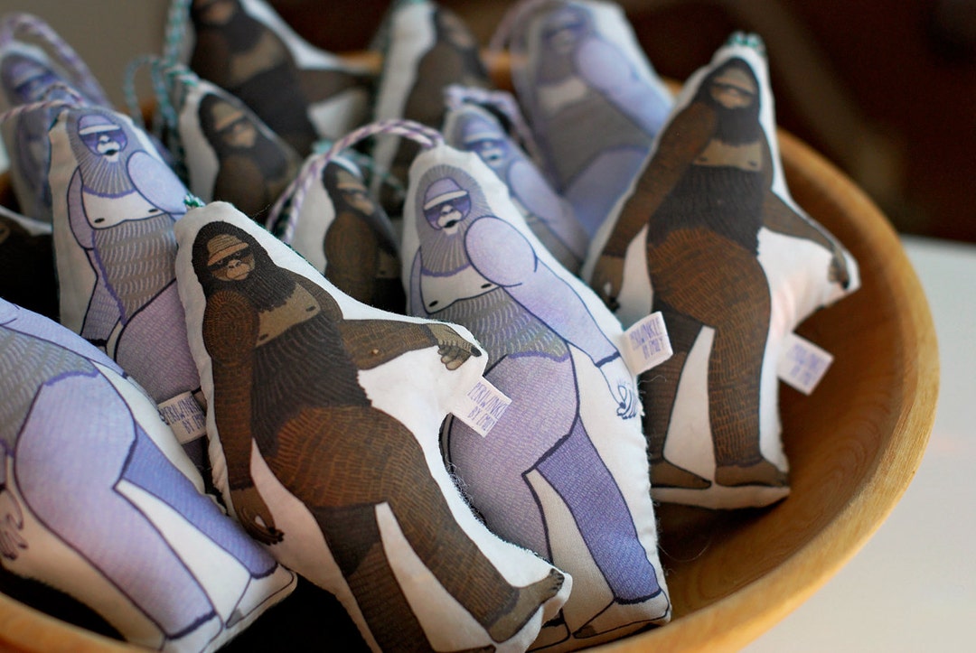 Bigfoot Sachet Ornament: Yeti or Sasquatch, Lavender or Balsam Fir - Etsy