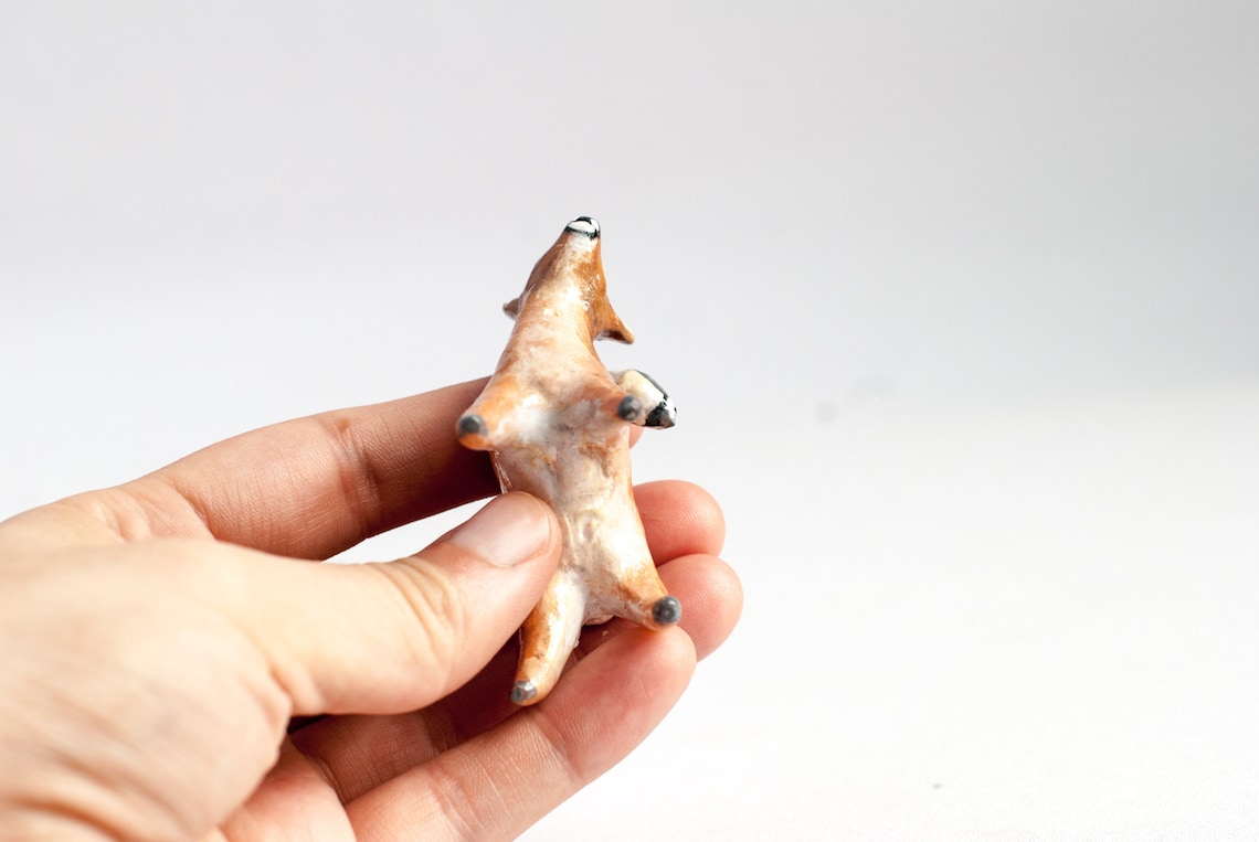 Fawn and Chickadee Clay Figurines: Best Friends Forever - Etsy