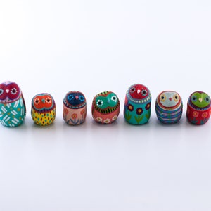 Customize Your Owl / Worry Stone / 1 OWL or SET of 3 / Barn Owl Totem ...