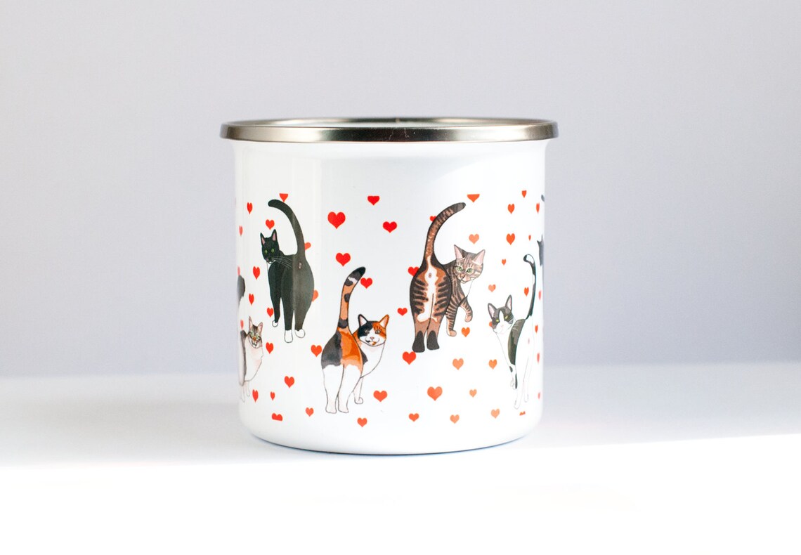 Funny Cat Butt Coffee Mug | 10oz Ceramic Mug - Etsy