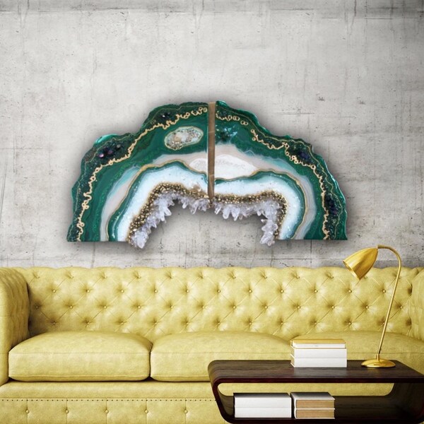 Geode Wall Art - Etsy