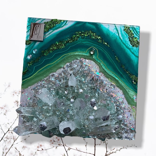 Green Geode - Etsy