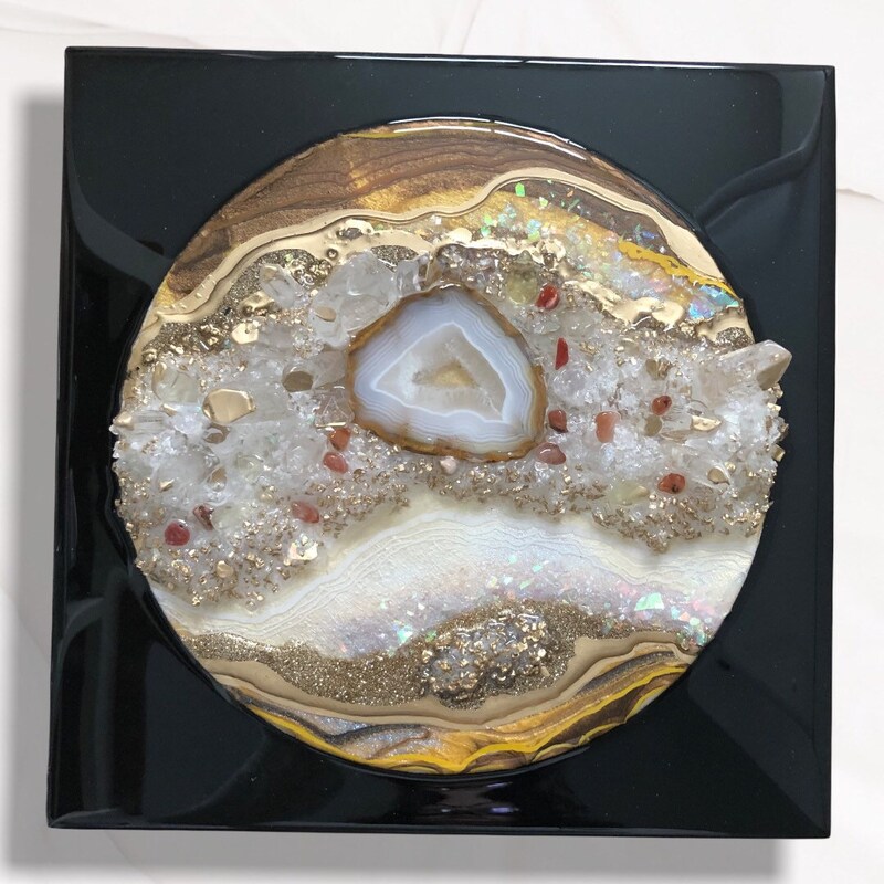 Geode Wall Art - Etsy