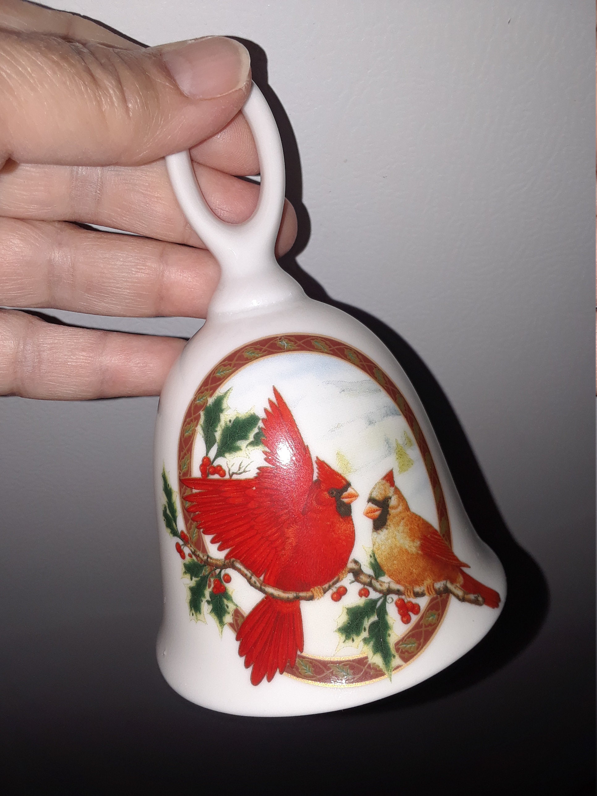 1988 Cardinal Bell Enesco Imports Corp made in Japan | Etsy