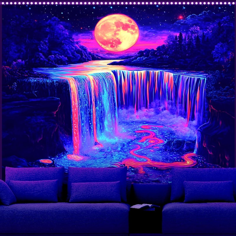 Rainbow Bridge Mural - Etsy