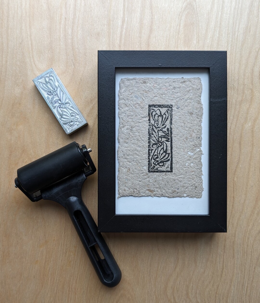 Dutchman's Breeches Rubber Block Print 2x3 - Etsy