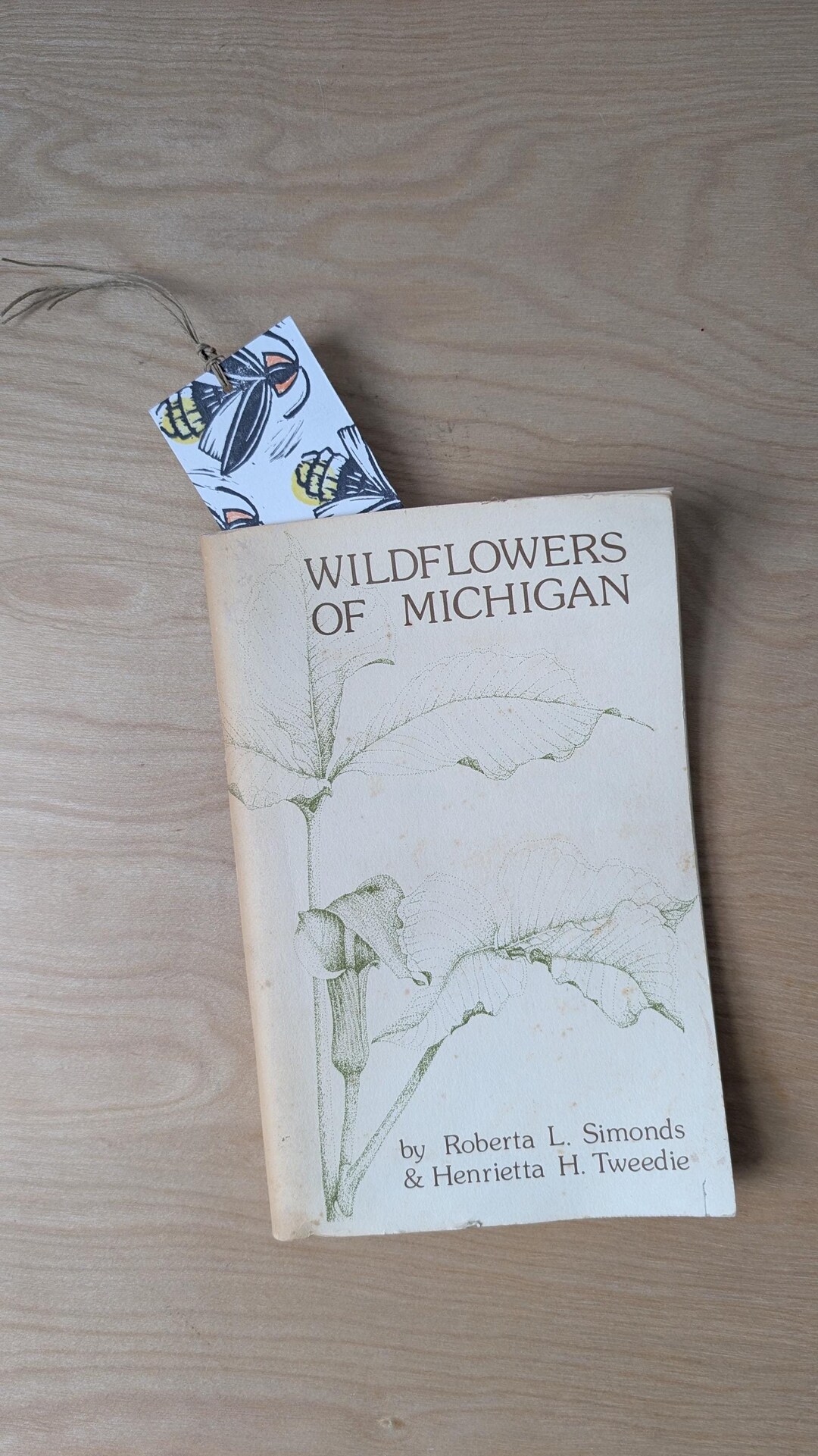 Hand Printed Cardstock Book Mark - Etsy