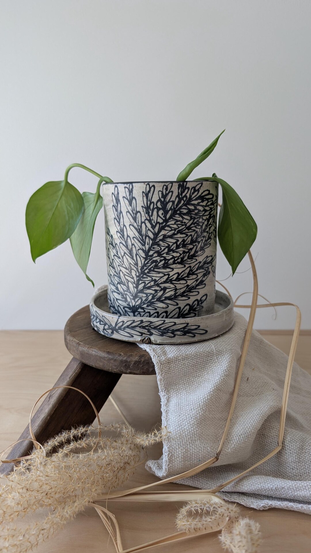 Spring Fern Planter - Etsy