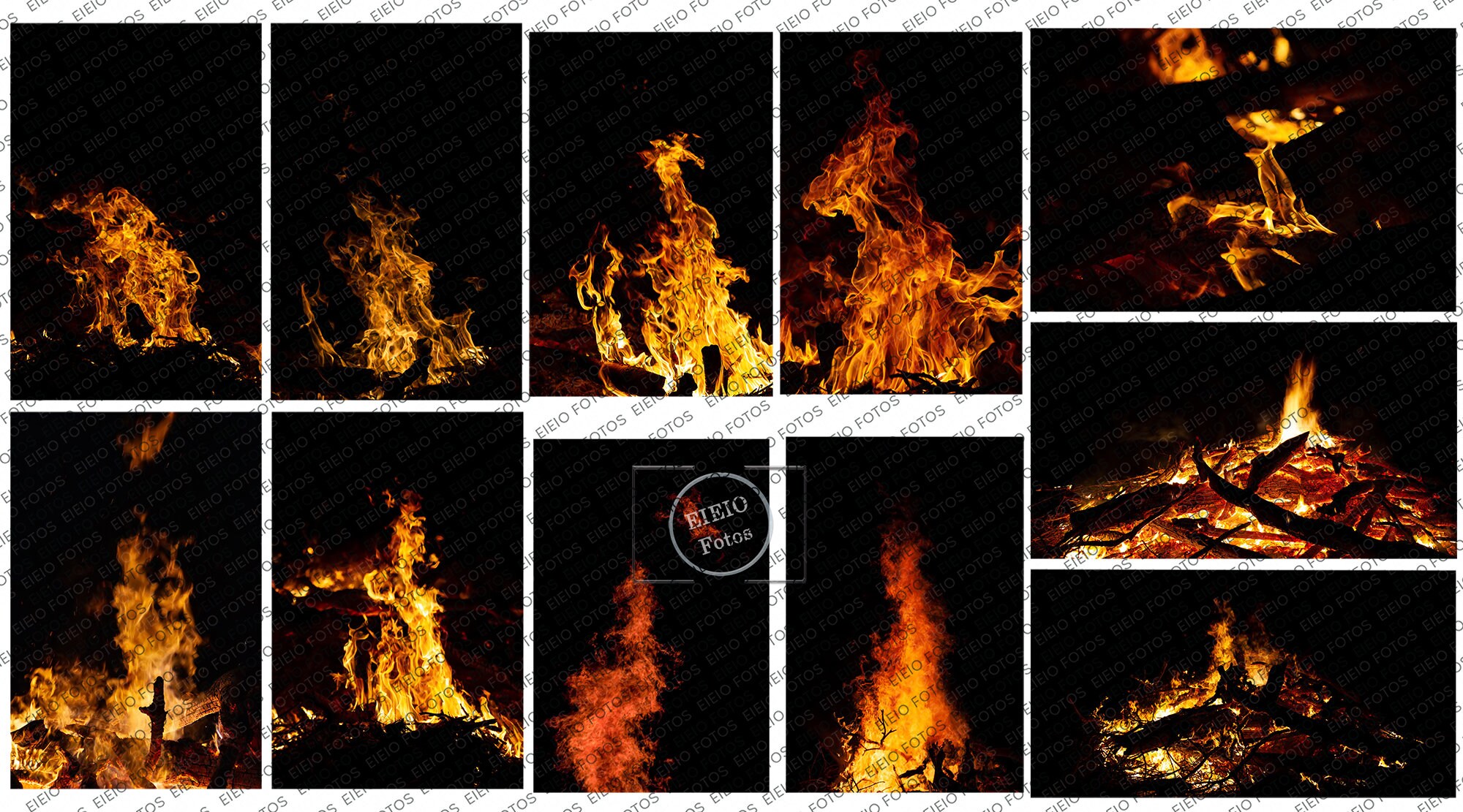 Fire - 40 Digital Fire Overlays - Instant Download - 300res - Etsy