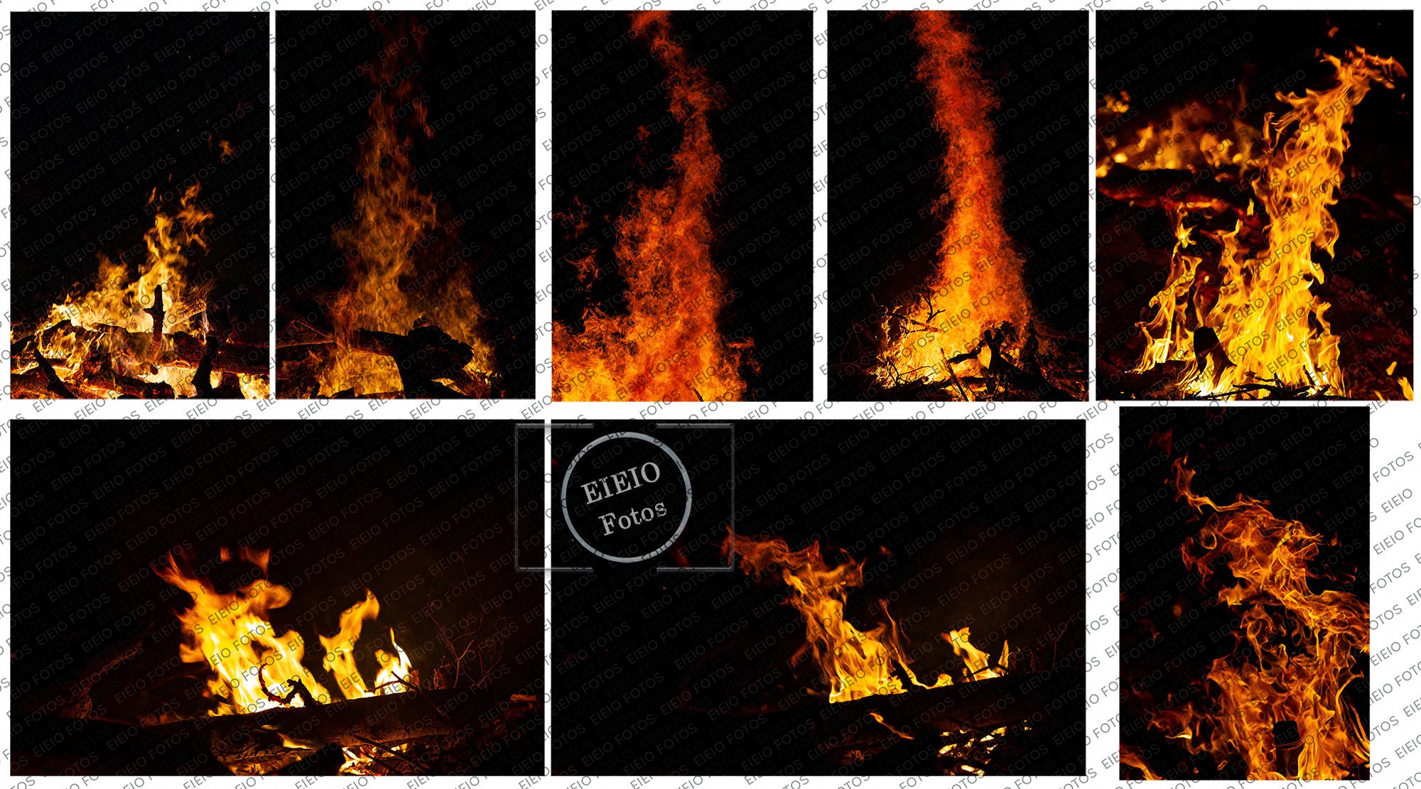Fire - 40 Digital Fire Overlays - Instant Download - 300res - Etsy