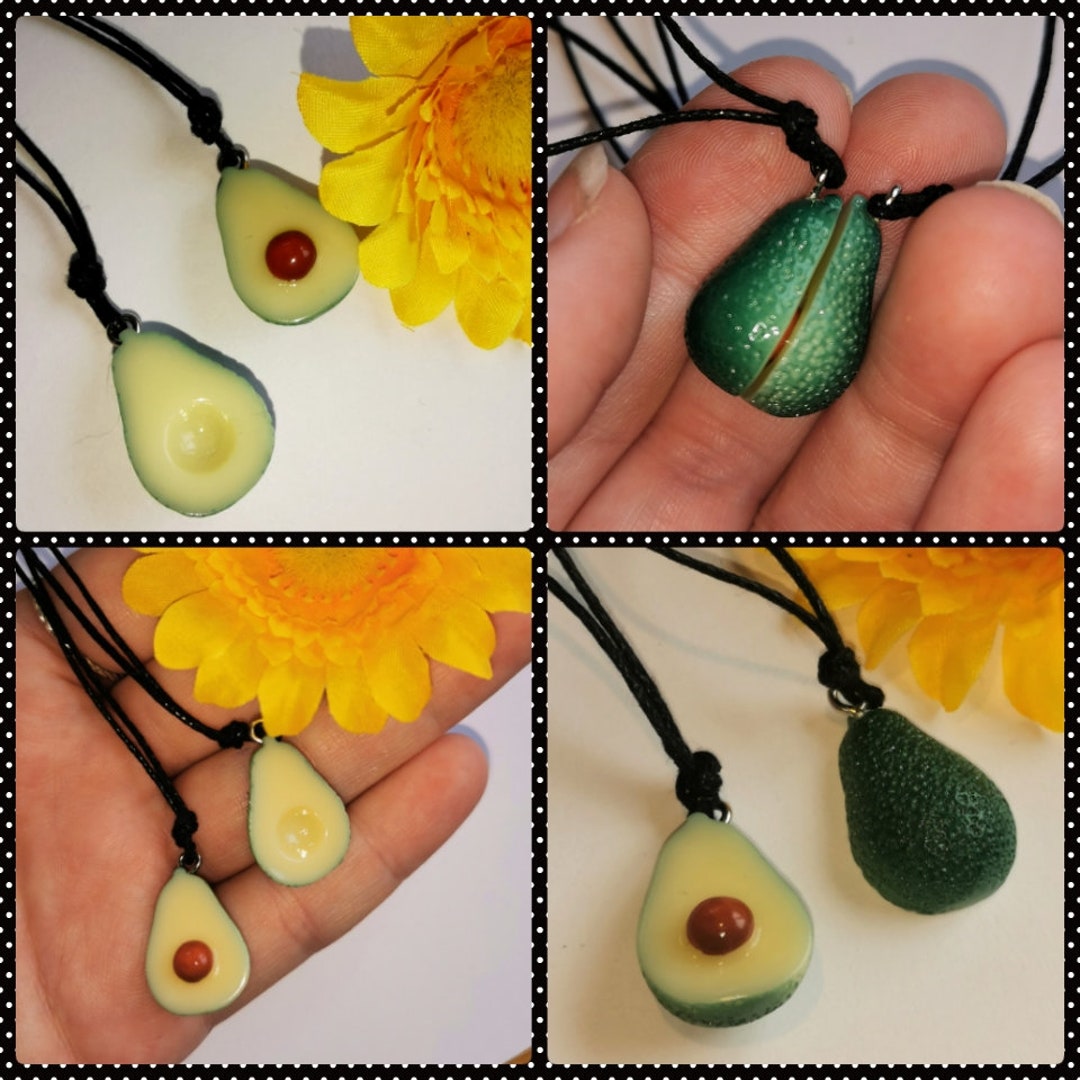 2x Halves of 1 Whole Best Friend Avocado Necklace Set - Etsy