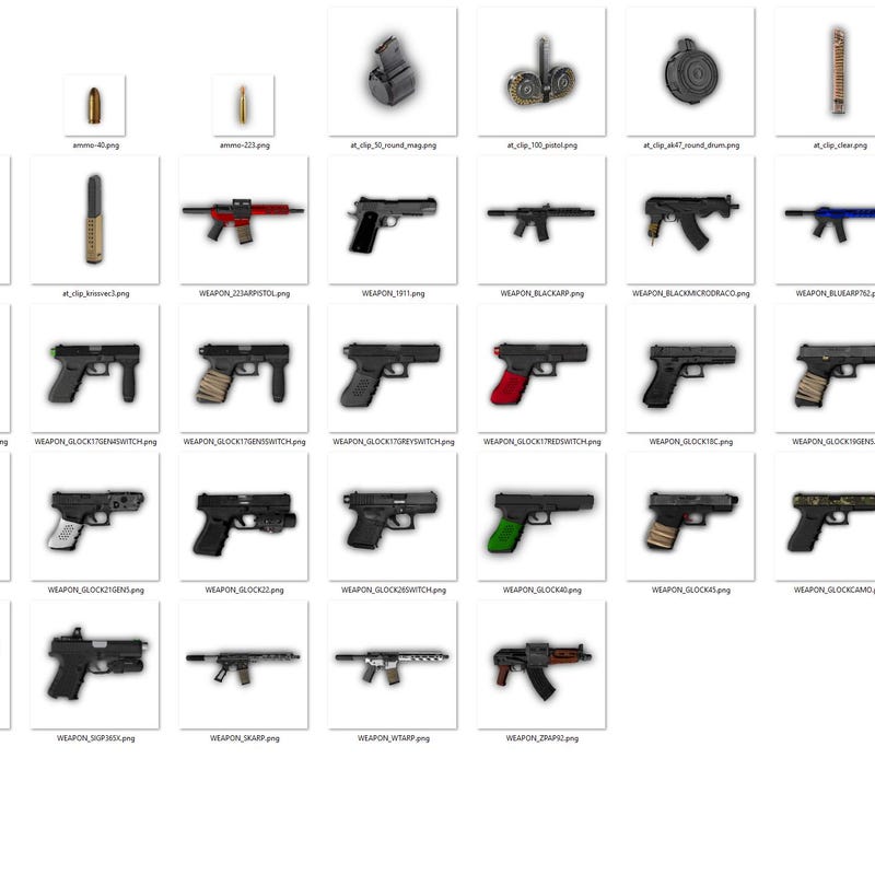 Fivem Weapons Etsy 7962