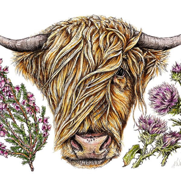 Hairy Coo - Etsy