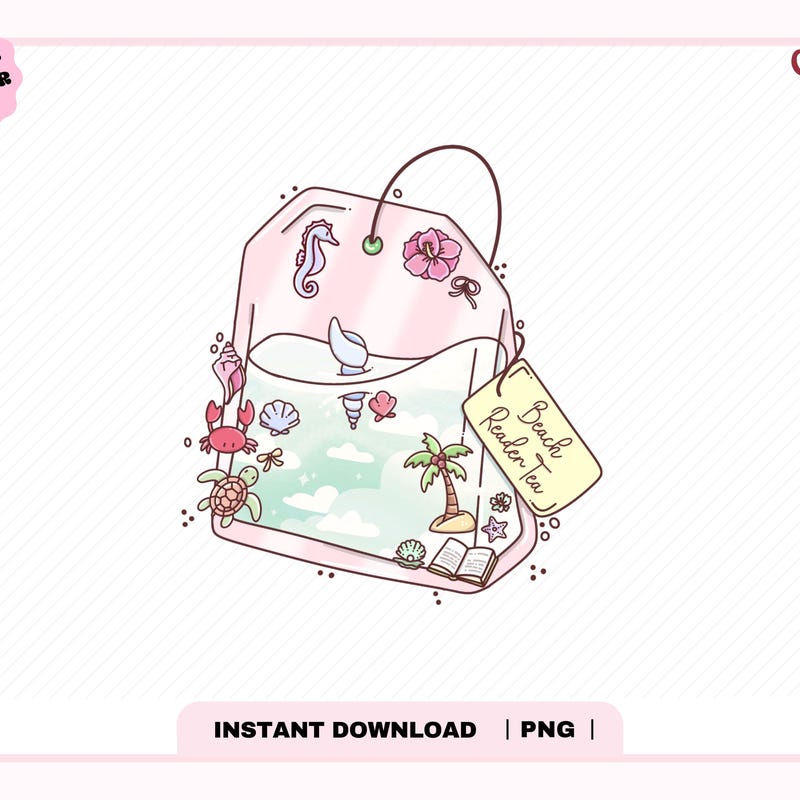 Beach Reader Stickers - Etsy