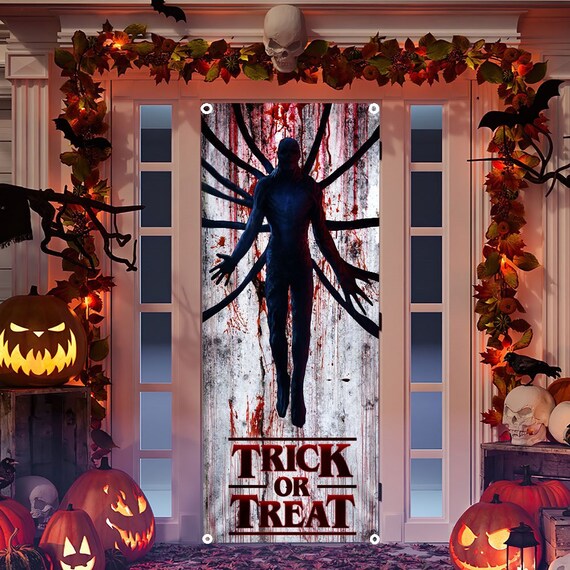 Vecna Door Cover Trick or Treat Door Cover Vecna Monster ST - Etsy UK