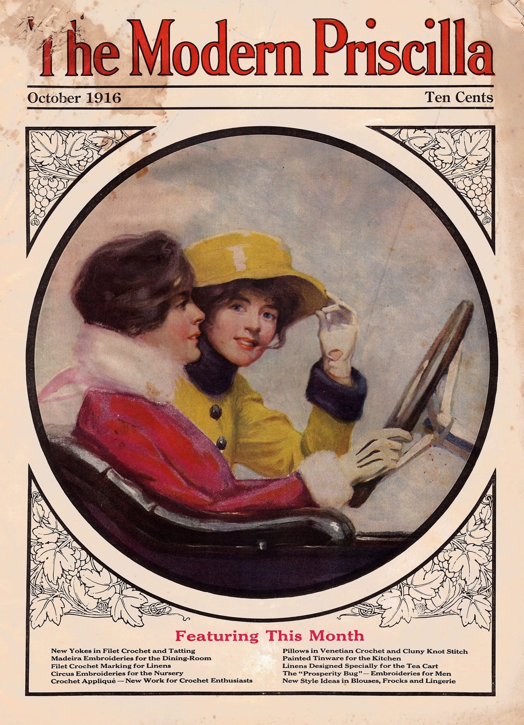 1916 the Modern Priscilla - October - Etsy