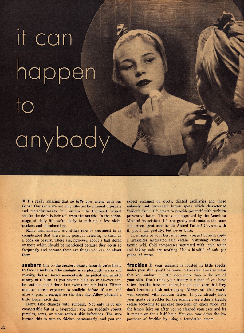 1952 Beauty - 1000 Hints - Etsy