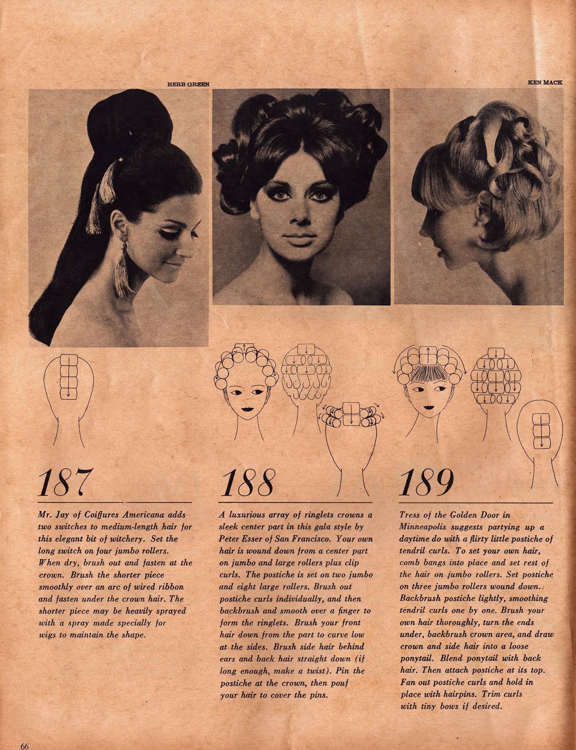 1968 Over 200 New Hair Setting Patterns - Etsy
