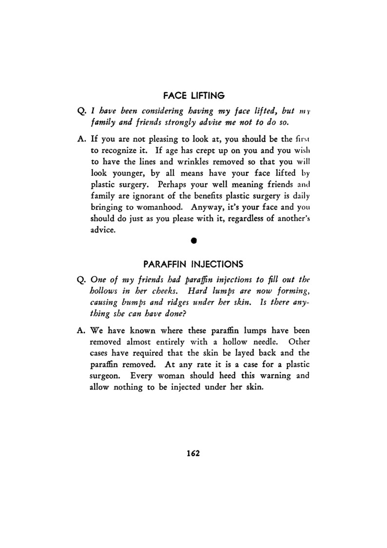 1931 Hollywood Beauty Secrets Revealed Beauty's Question and Answer ...