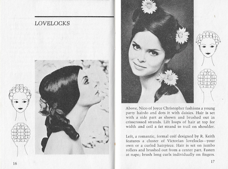 1966 Styles and Sets for Long Hair - Etsy