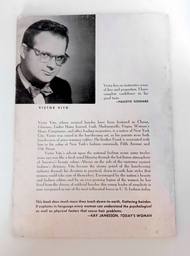 1950 Victor Vito's Be Your Own Hair Stylist Vintage Hair Cutting and ...