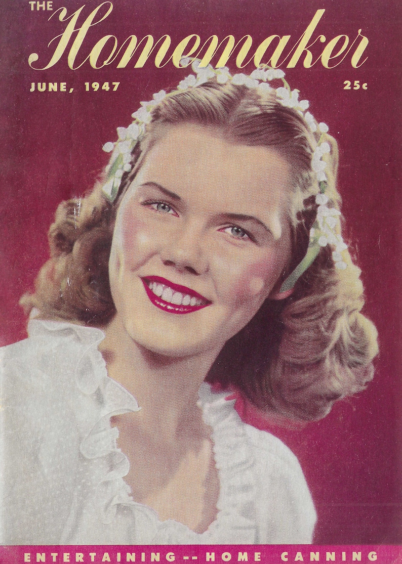 1947 the Homemaker - June - Etsy