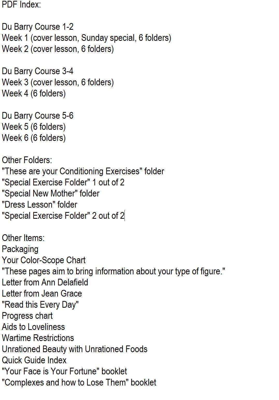 1944 Du Barry Success Course - Etsy