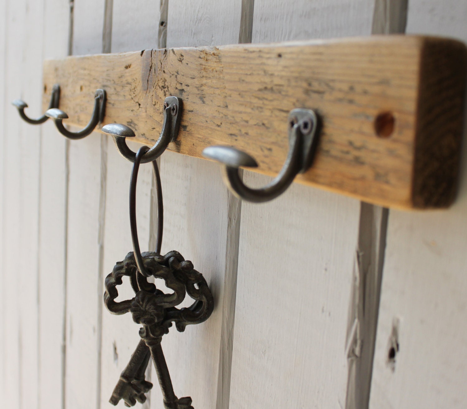 Reclaimed Wood Mini Bowler Hat and Coat Hook - Etsy UK