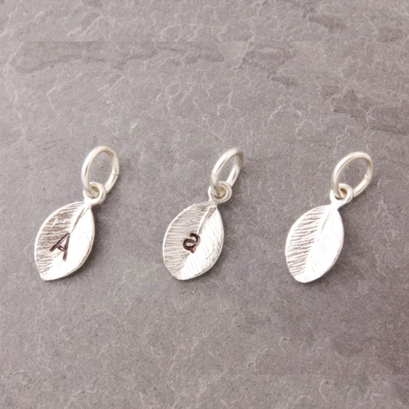 Leaf Charm - Etsy