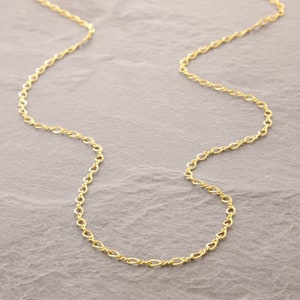 Gold Simple Chain, Gold Chain Necklace, Cable Chain, Gold Chain, Gold ...