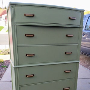 Sage Green Modern Farmhouse Dresser, Chest by Huntley Furniture - Etsy