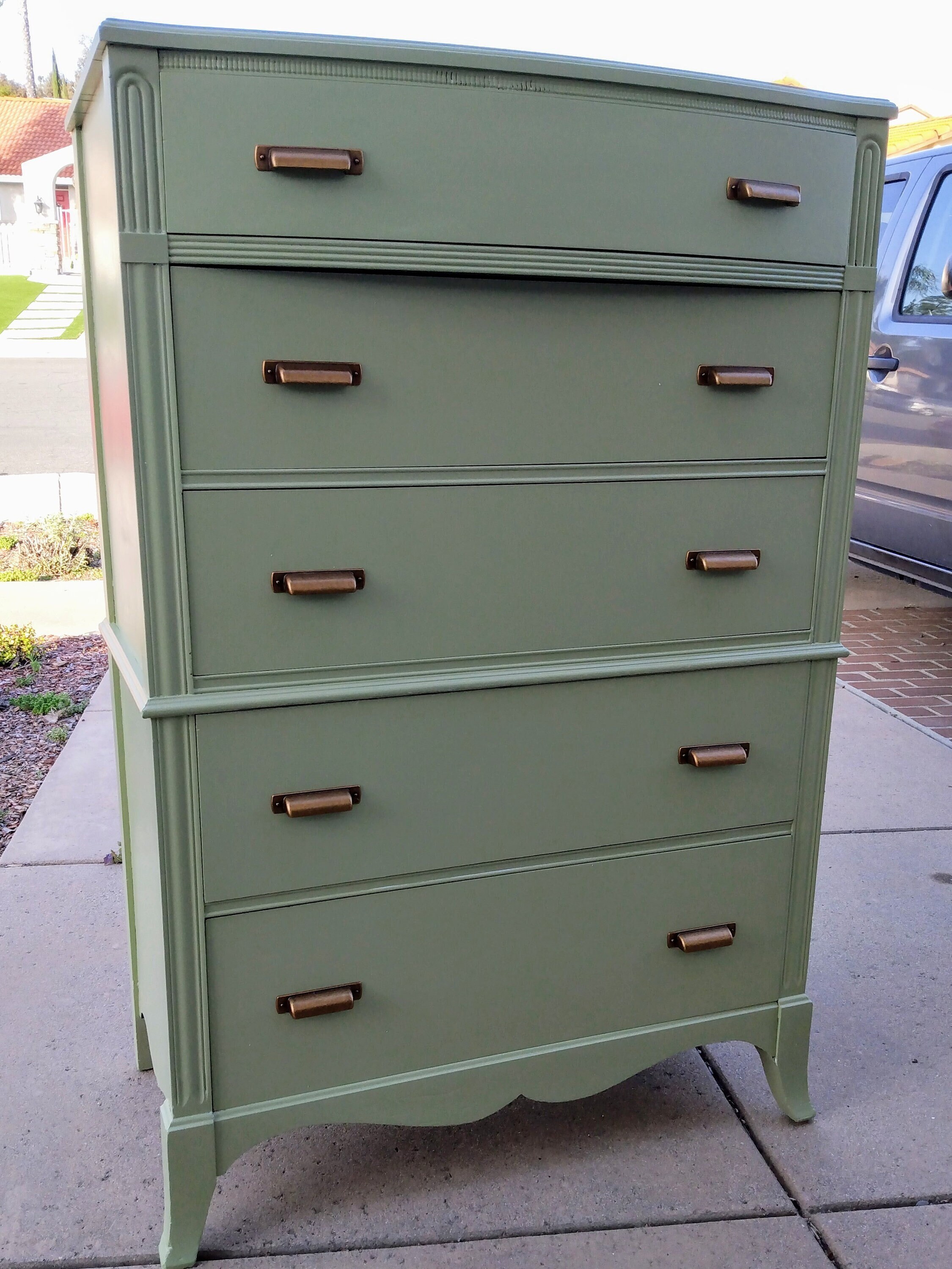 Sage Green Modern Farmhouse Dresser, Chest by Huntley Furniture - Etsy