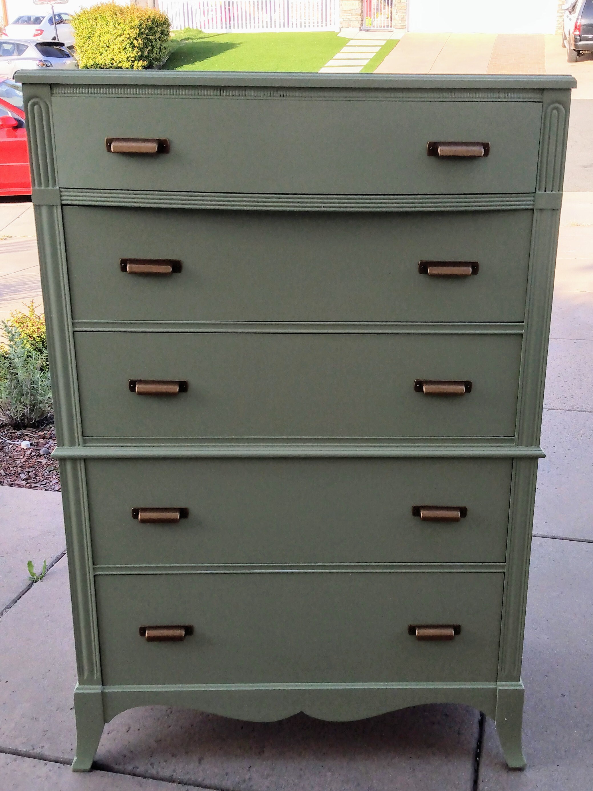 Sage Green Modern Farmhouse Dresser, Chest by Huntley Furniture - Etsy