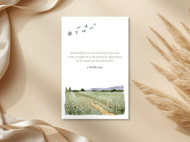 Gospel Bible Memory Verse Cards, Printable NIV Scripture Cards ...