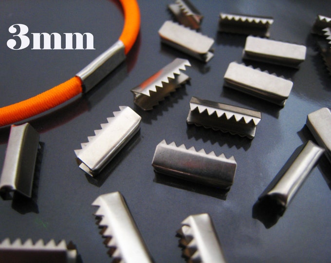 Gold Metal Crimp, Fold Over Crimp, Cord Crimp, Crimp Fastener, Crimp ...