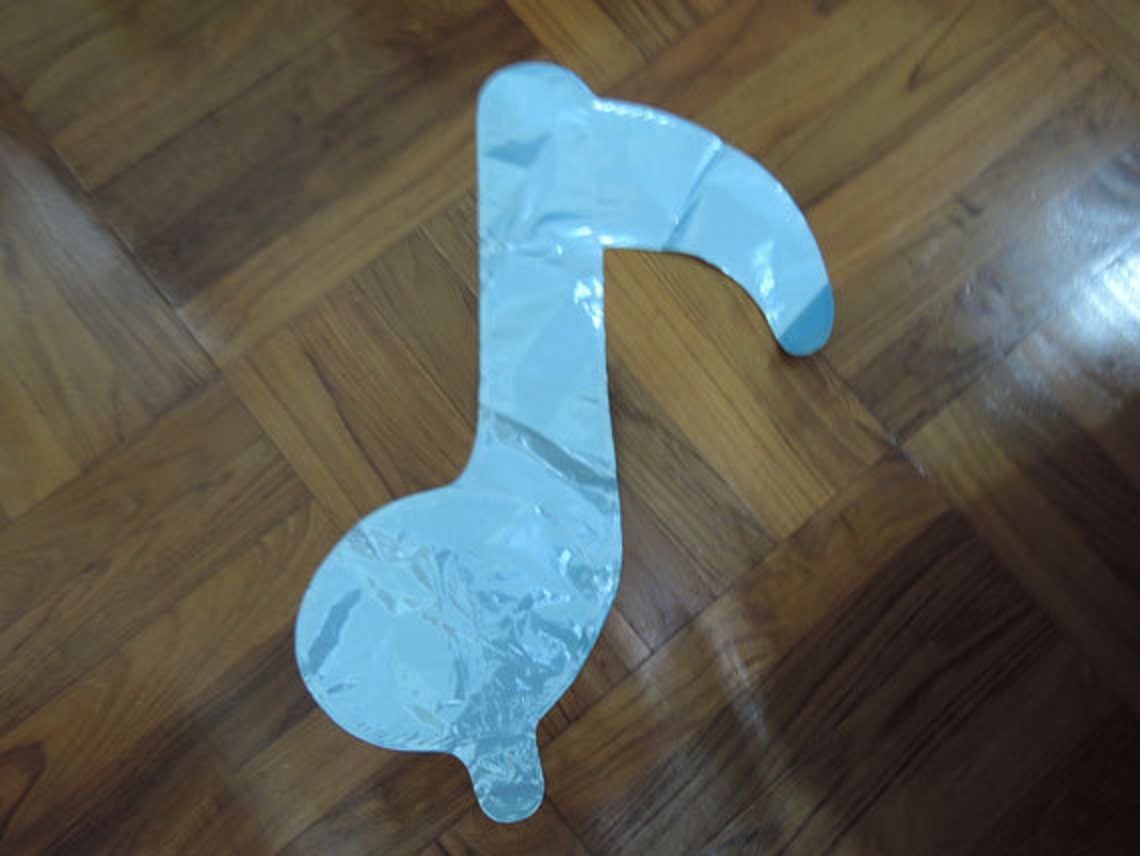 Pastel Blue Balloons 18 inch Quaver Musical Note Balloon | Etsy