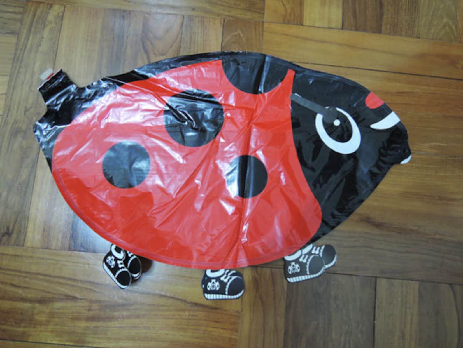 Ladybugs Balloons - 15 Inch Walking Animal Ladybug Beetles Balloon Red ...