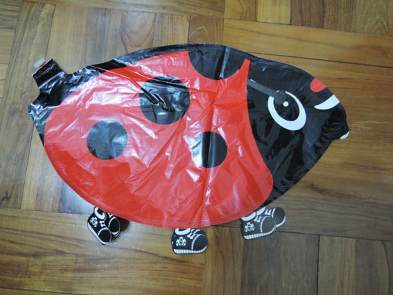 Ladybugs Balloons - 15 Inch Walking Animal Ladybug Beetles Balloon Red ...