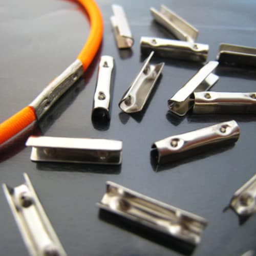 Finding 20 Pcs Silver Metal Fold Over Crimp Head Clips for - Etsy UK