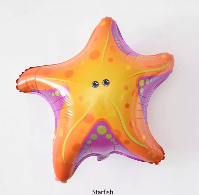 Starfish Balloons Starfish Balloon Ballon Birthday Decor & - Etsy